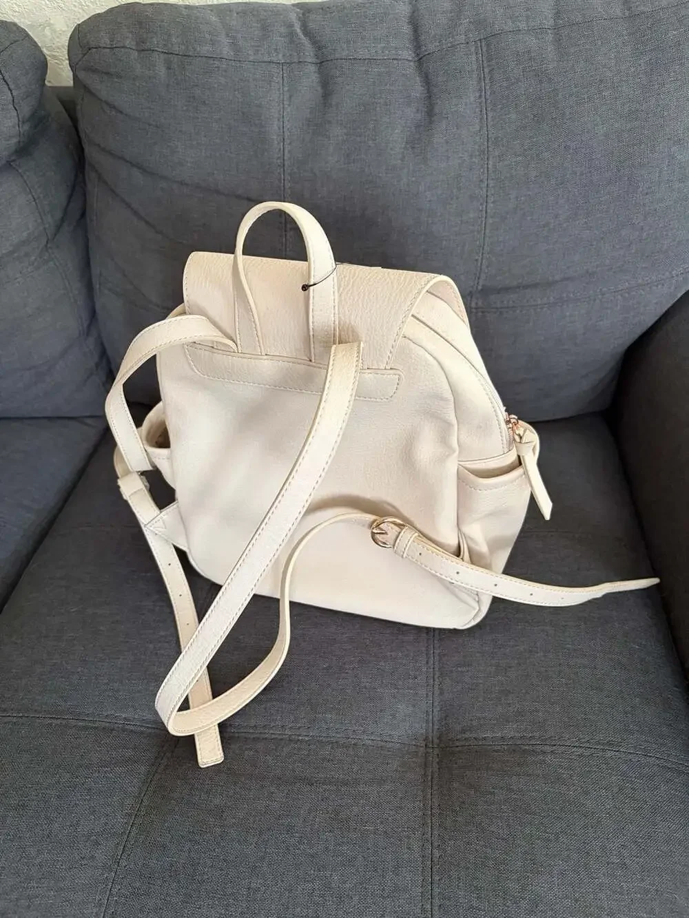 LC Lauren Conrad | Bags | Lc Lauren Conrad Cream Faux Leather Laser Cut ...